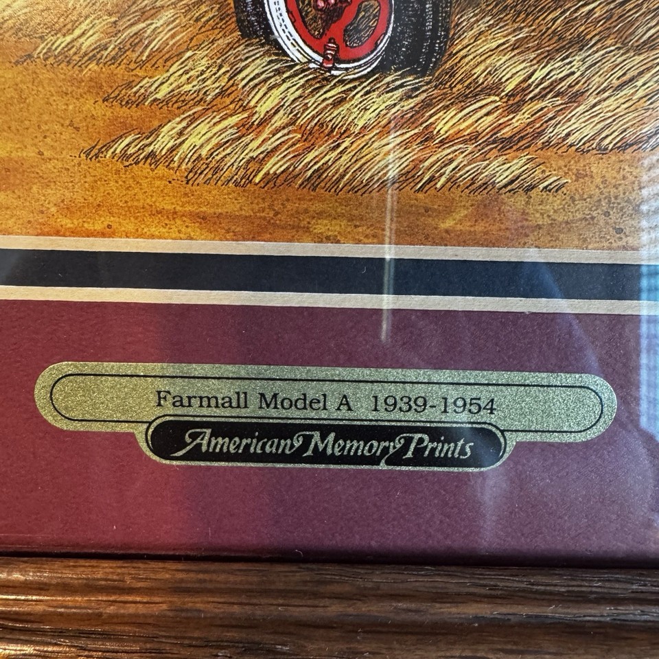 Farmall Tractor - American Memory Prints - Model A, 1939-1954. Framed 9 ...