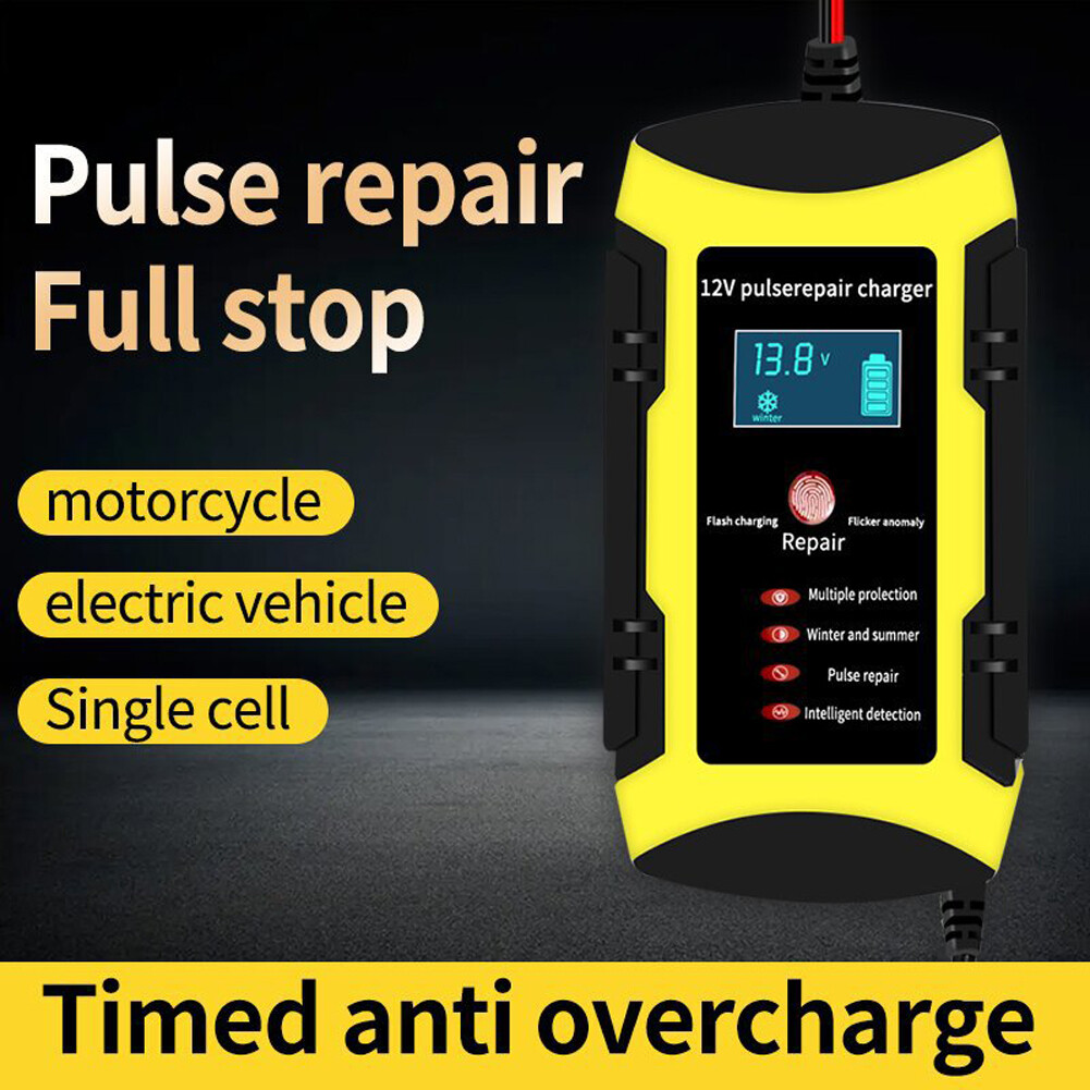 Intelligent Pulse Battery Charger LCD Display Intelligent Repair ...