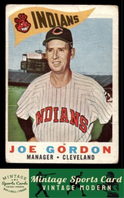 1960 Topps - Joe Gordon - #216 Cleveland Indians | eBay