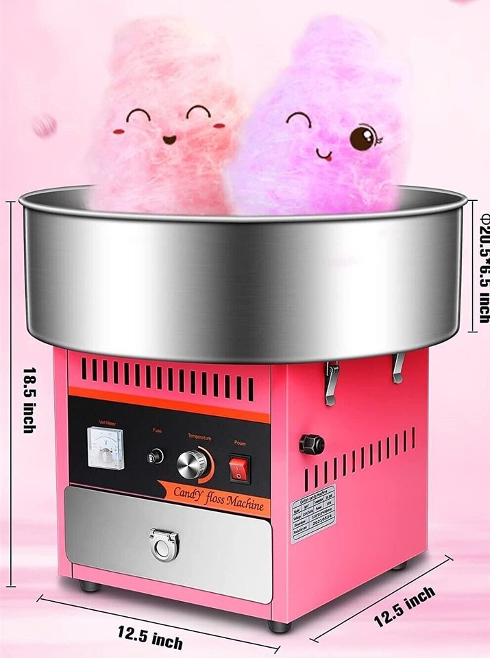 Commercial Electric Cotton Candy Floss Machine Party Candyfloss Sugar Maker Pink | eBay UK