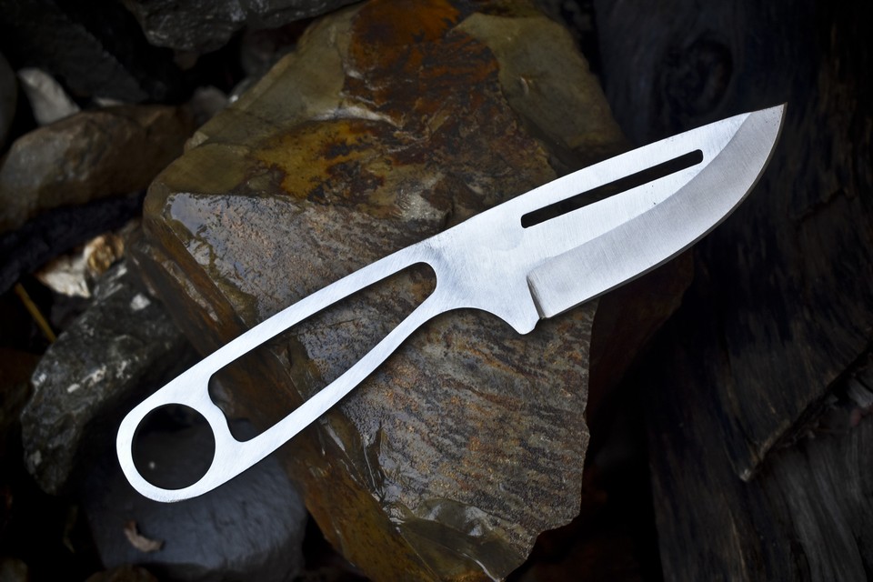 Ashen Edge Forged D2 Tool Steel Blank Blade D2 Tool Steel EDC Limited ...