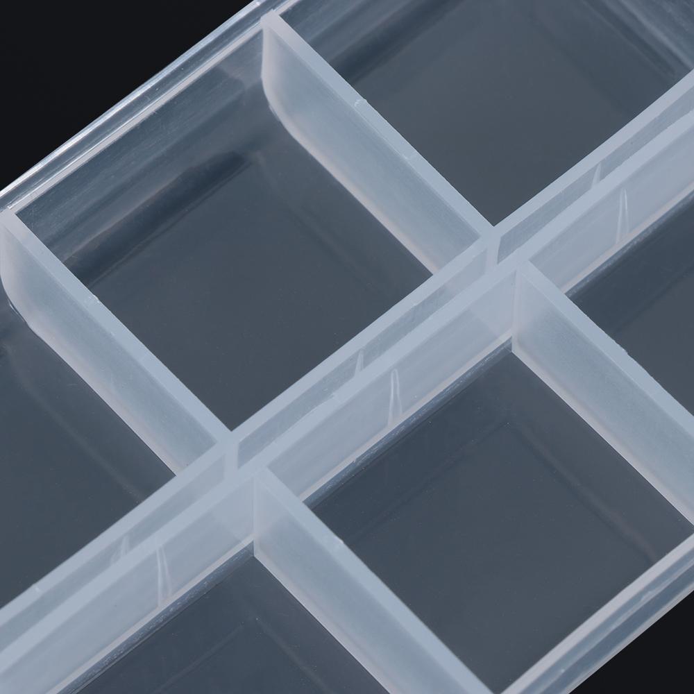 Home Plastic Storage Braille Medicine Holder Tablet Container 6-day ...