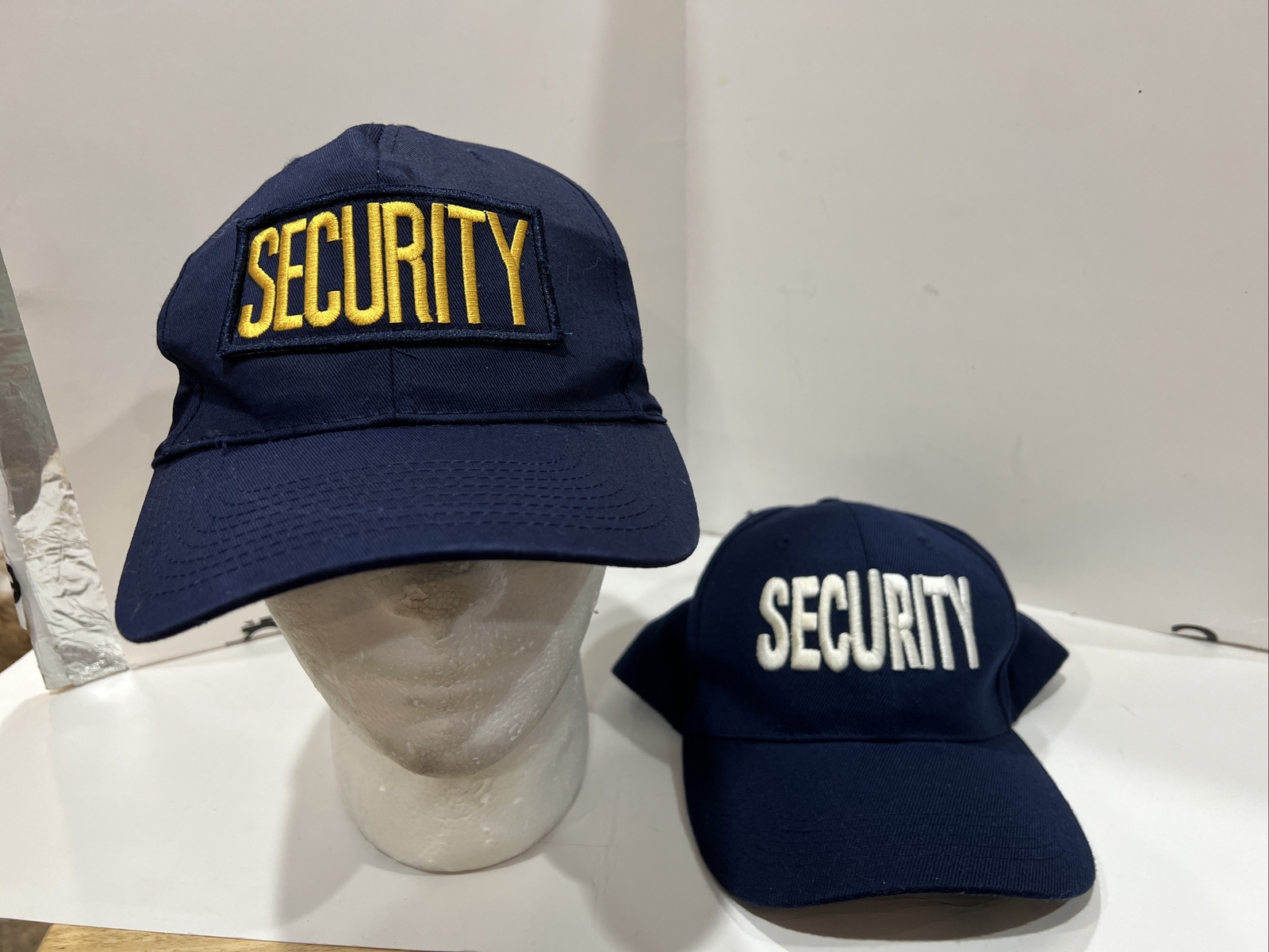 Security Law Enforcement Guard Watchman Blue Baseball Hat Caps (2) | eBay