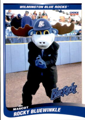 2009 Wilmington Blue Rocks Choice #33 Rocky Bluewinkle MASCOT - NM ...