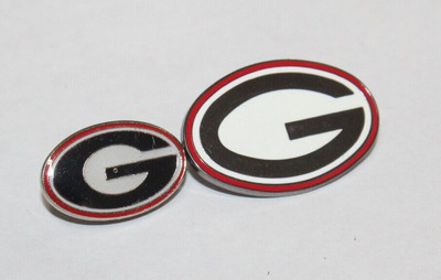 2 Georgia Bulldogs Pin Football Hat Pin UGA | eBay