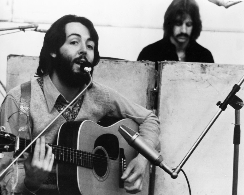 Ringo Starr Playing Guitar