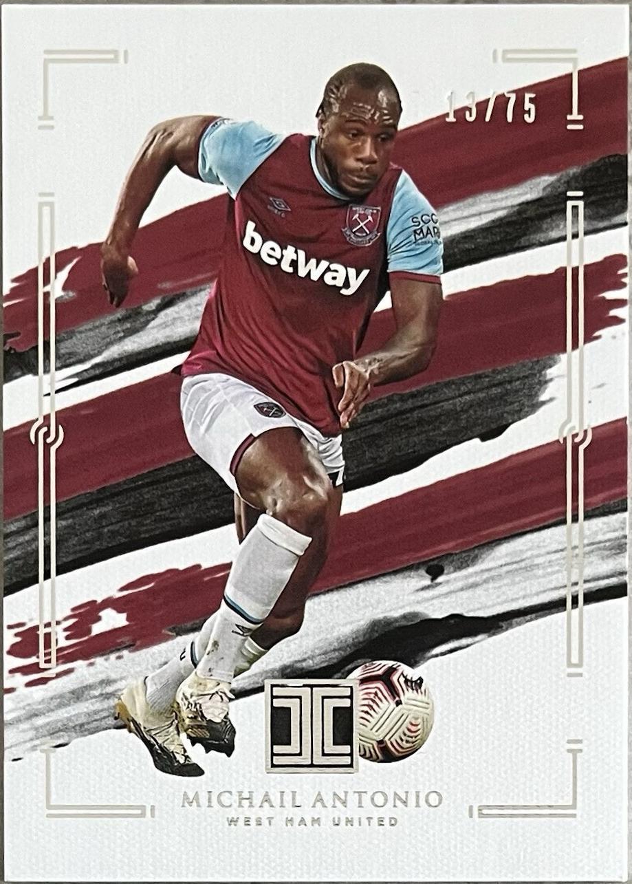 2020-21 Panini Impeccable Premier League - Michail Antonio #94 /75 for ...
