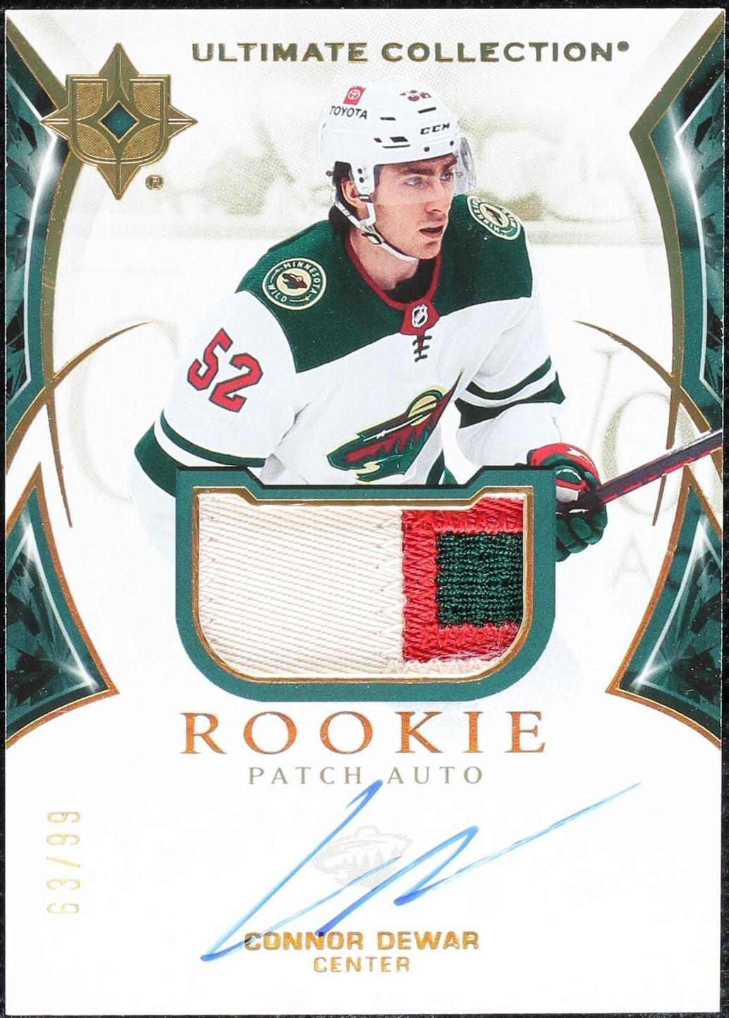 2021-22 Upper Deck Ultimate Collection - Ultimate Rookies Connor Dewar ...
