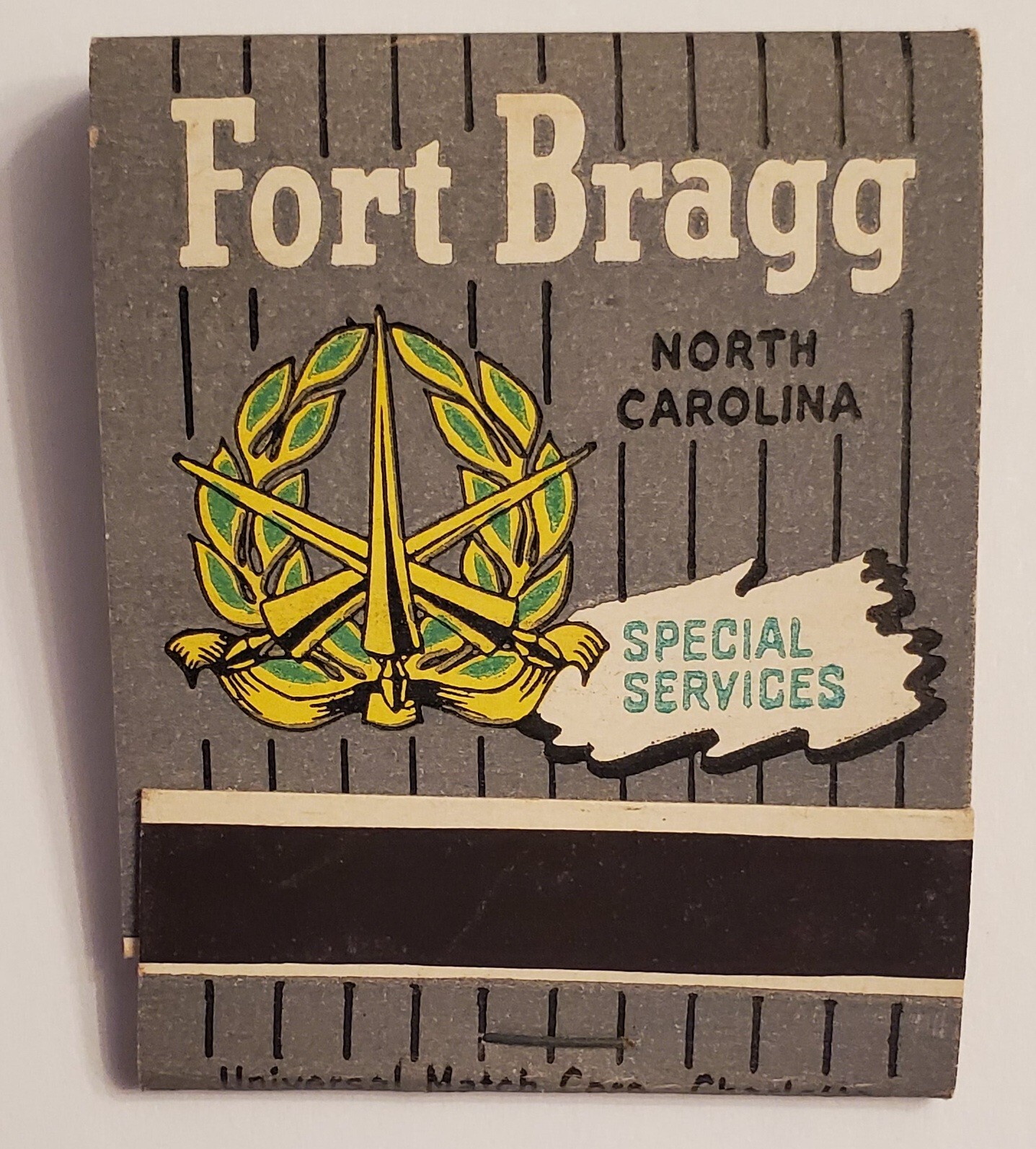 Vintage FORT BRAGG, FULL matchbook; WW2 era; Unused/Unstruck; NOS; FREE ...