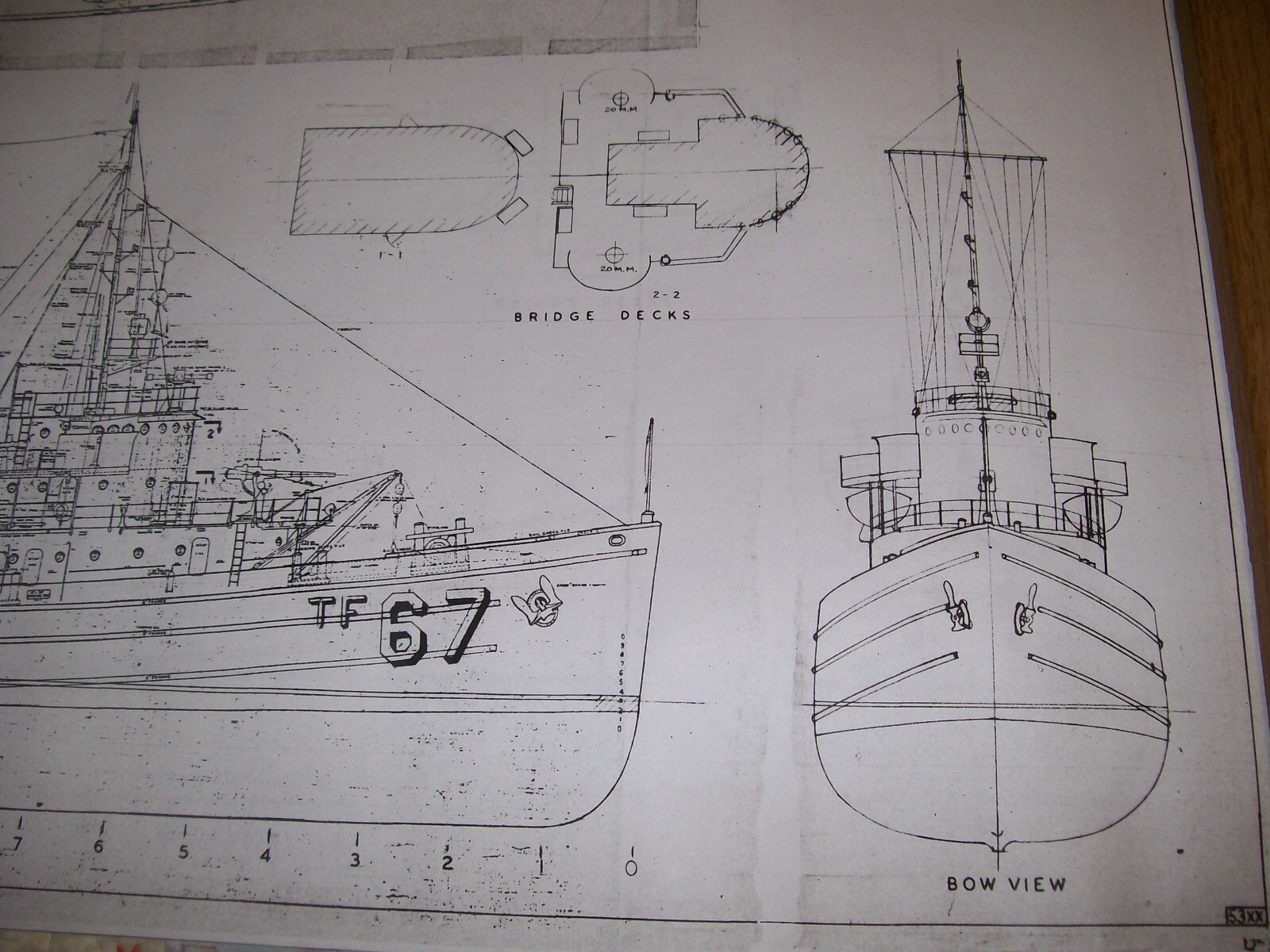 USS APACHE ATF 67 ship model boat plan | eBay