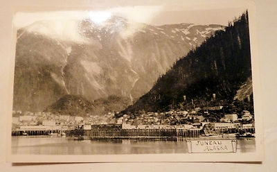 Postcard REAL PHOTO Juneau ALASKA Harbor Scene 1940s Unused | eBay