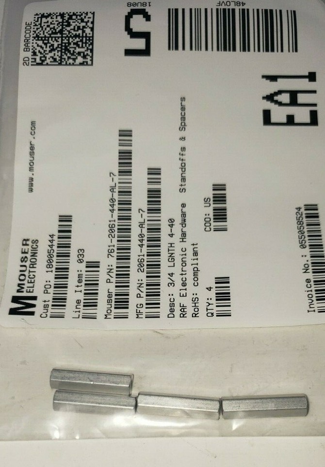 Lot of 14 Mouser Parts: Standoffs & Spacers - Ships Today! | eBay