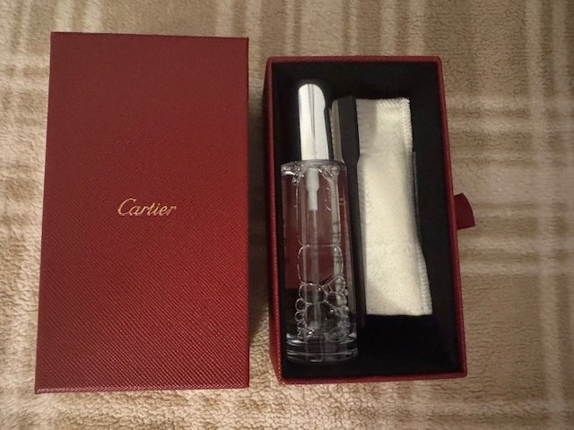 NEW Cartier Authentic Jewelry Cleaning Kit Set AND SHOPPING BAG | eBay