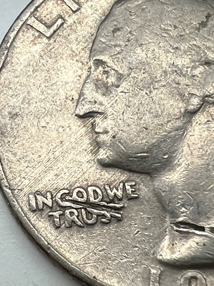 RARE 1967 Washington Quarter No Mint Mark With Strike Marks. | eBay
