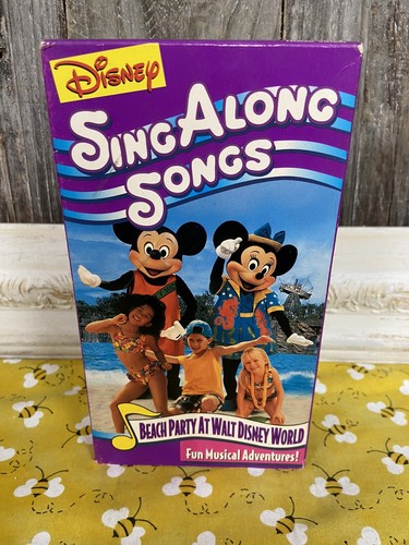 Disney’s Sing Along Songs Beach Party at Walt Disney World Vintage VHS ...