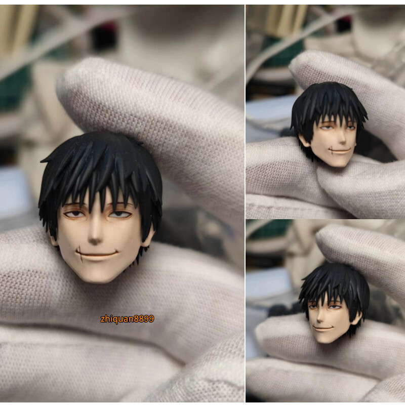 1/12 Jujutsu Kaisen Fushiguro Toji Head Carved Sculpt For 6" Action ...