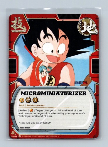 Dragon Ball Z CCG - Microminiaturizer TE-063 1st Ed - Bandai The ...