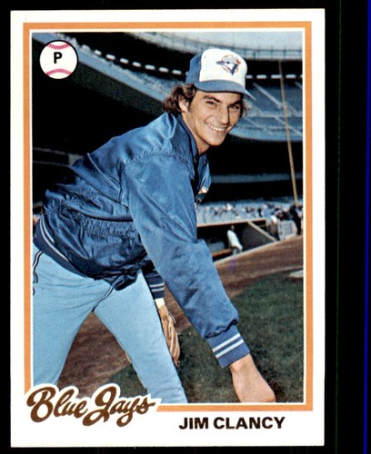 1978 TOPPS JIM CLANCY TORONTO BLUE JAYS #496 (102) | eBay