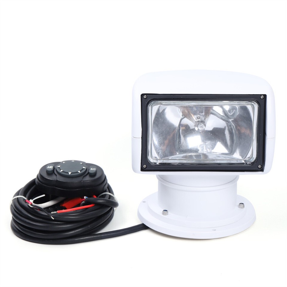 100W Boat Search Light Remote Control Marine Spotlight 360 Rotate ...