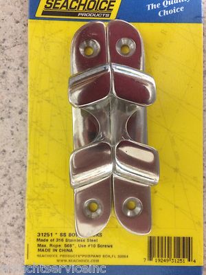 BOW CHOCKS SEACHOICE 31251 316 STAINLESS SHOP BOATINGMALL STORE EBAY ...