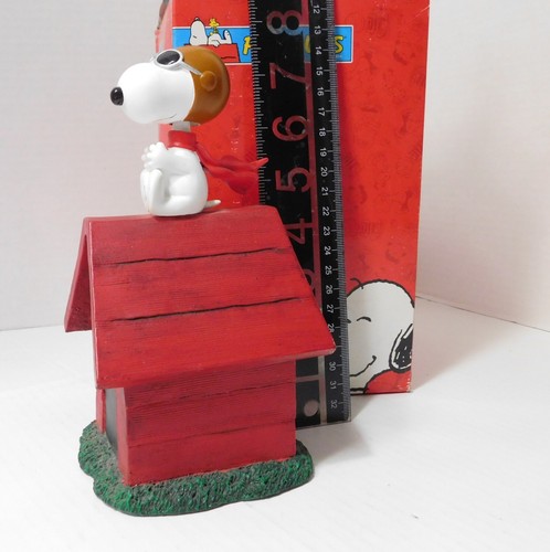 7" SNOOPY BOBBLE HEAD COIN BANK - ORIGINAL CARTON - MINT! OOP | eBay