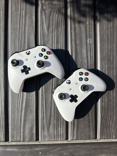 2 - Microsoft 1708 Xbox One Controllers - White 429252881951 | eBay