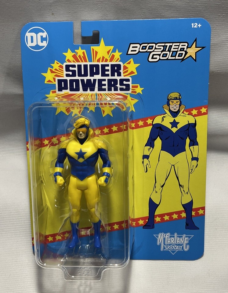 McFarlane DC Direct Wv8 SUPER POWERS * 4.5" - BOOSTER GOLD MIP IN STOCK ...