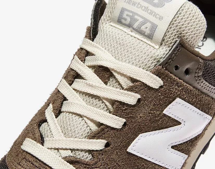 New Balance 574 Dark Mushroom Angora U574RBI Men Size 8-13 New Casual ...