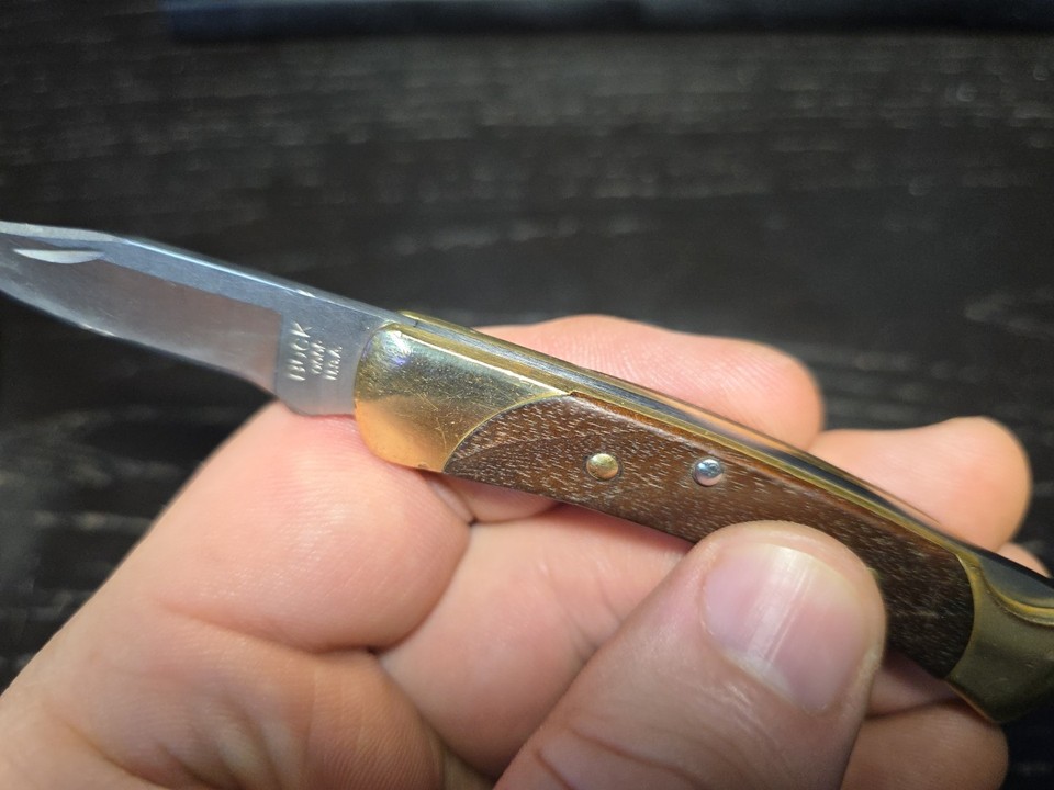 BUCK USA 055 Lockback Folding Pocket knife "Mini 110" - Good condition ...