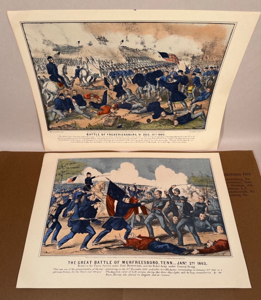 Currier & Ives Stencil Engravings People of the Civil War Portfolio #5 ...