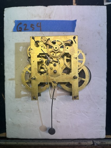 (G254) - ANTIQUE WATERBURY MANTEL CLOCK MOVEMENT | eBay