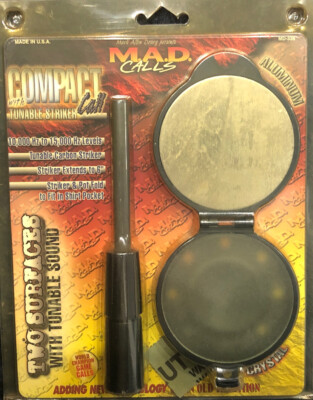 Mad Calls MD-338 Aluminum Compact W Tunable Striker Call-Two Surfaces ...