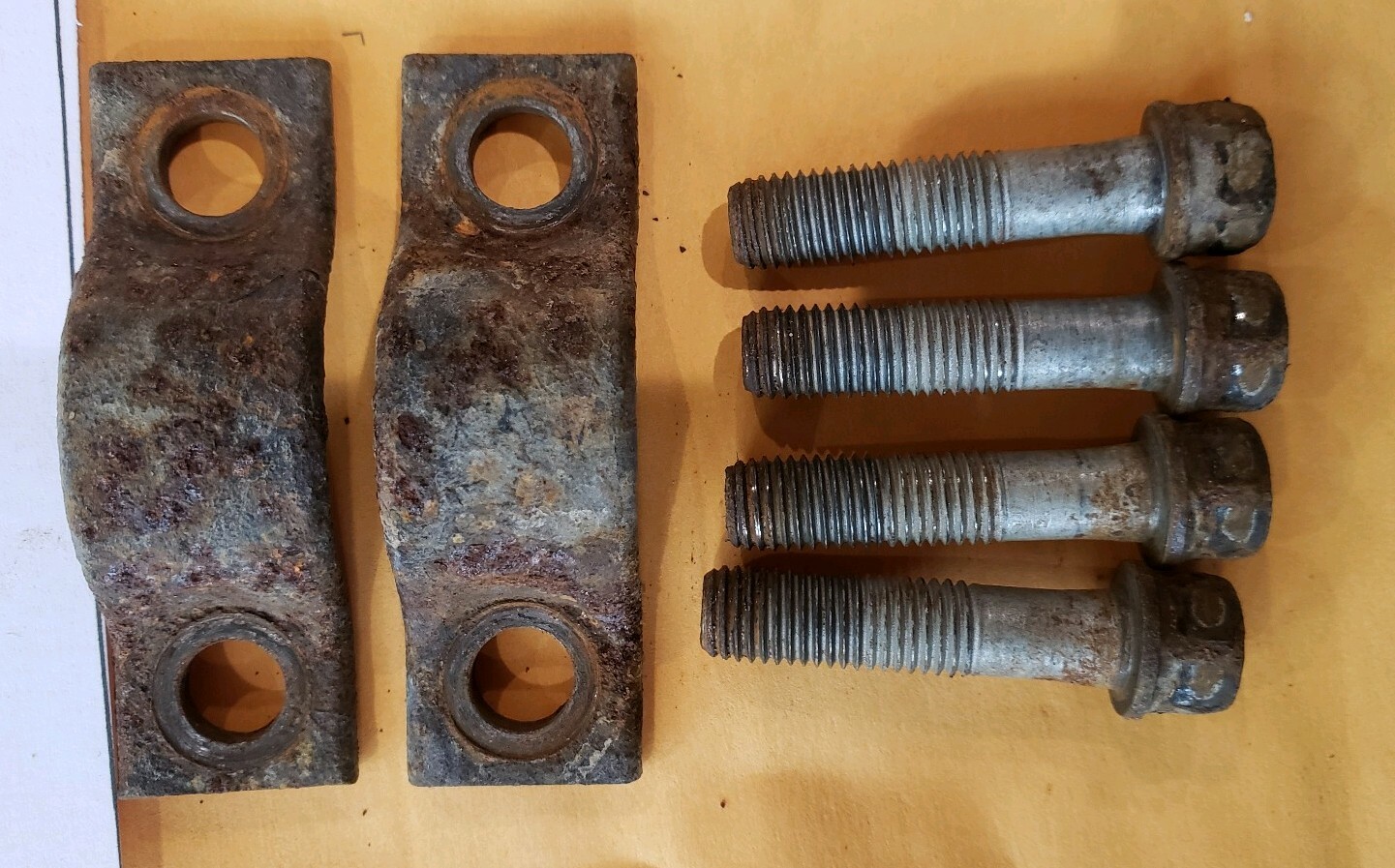 2003 - 2007 HUMMER H2 U-Joint U-Bolt Straps Strap Kit Bolts Bolt 2004 ...