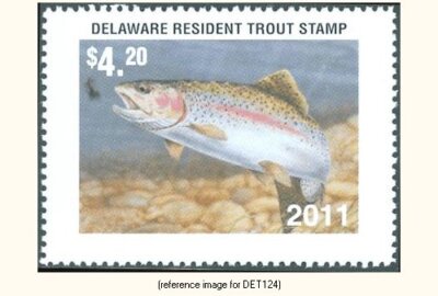 D2K Delaware Trout Stamp 2011 $4.20 | eBay