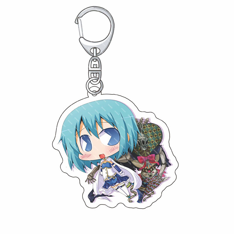 Puella Magi Madoka Magica Madoka Homura Acrylic Keychain Key Ring Race ...