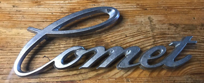 Mercury Comet Emblem Vintage Nameplate Chrome Label Badge Car Auto | eBay