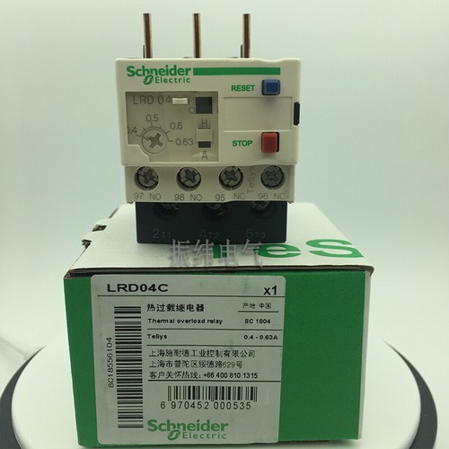 1PC NEW Scider Thermal Overload Relay LRD04C 0.4-0.63A | eBay