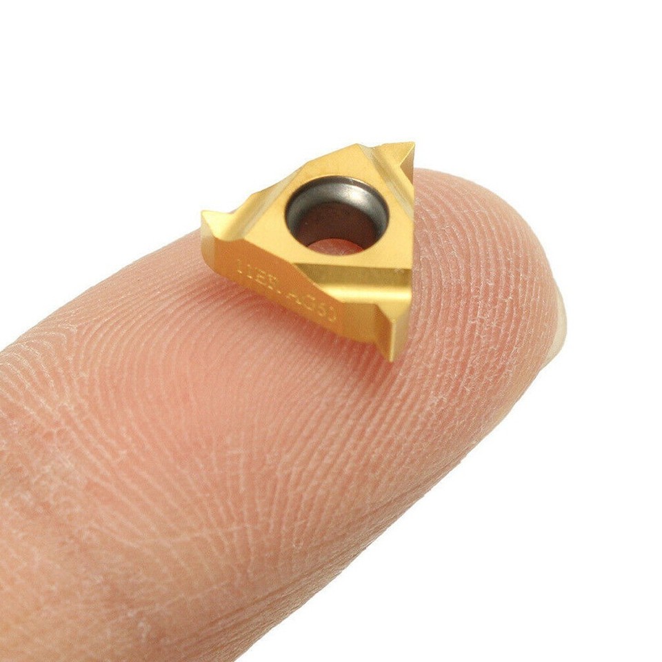 New Practical Threading Insert 1/4 10pcs 11ER AG60 BP010 Replacement ...