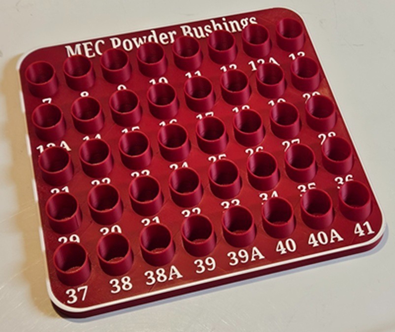 Powder Bushing Rack for MEC bushings - MEC 9000, Grabber, 600 Jr ...