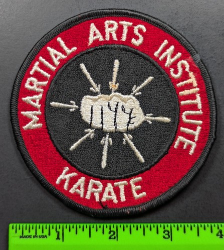 Vintage Martial Arts Institute Karate Patch | eBay