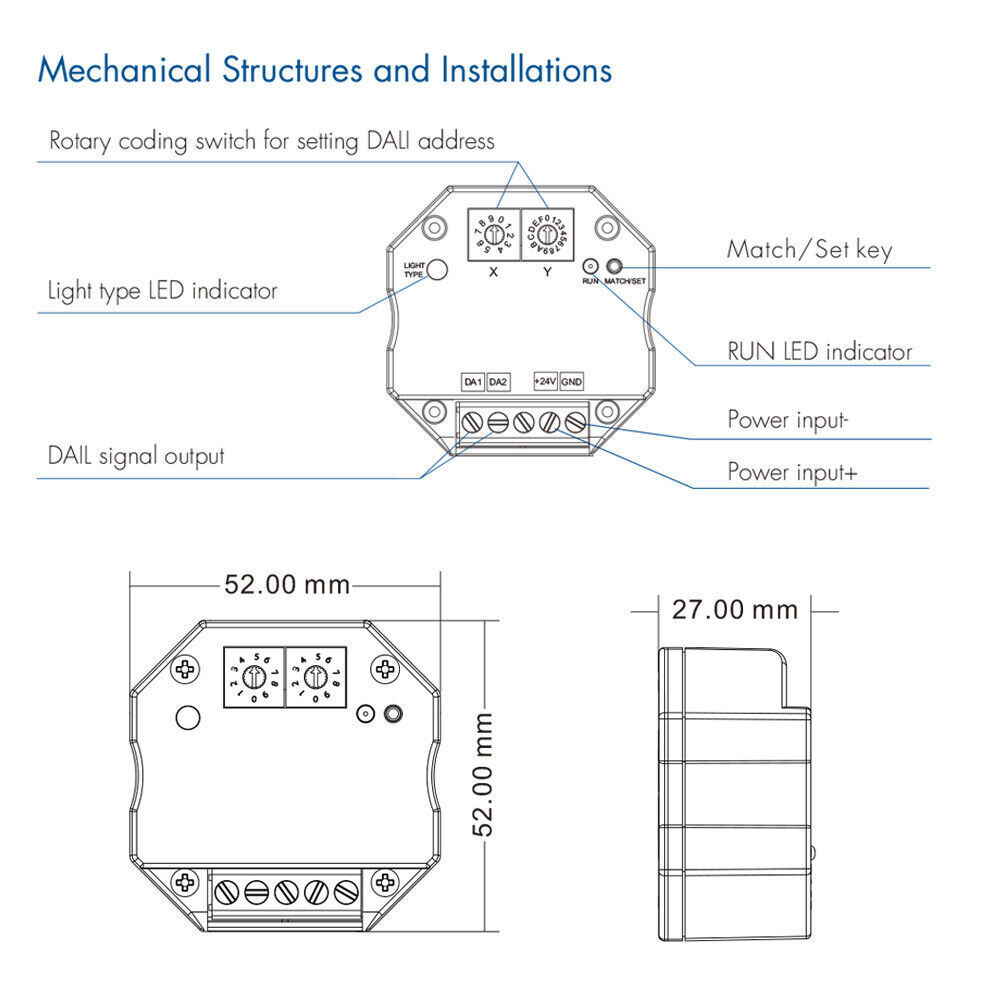 Tuya Zigbee WiFi DALI LED Controller Dimmer CCT RGBW RGB+CCT Strip for ...