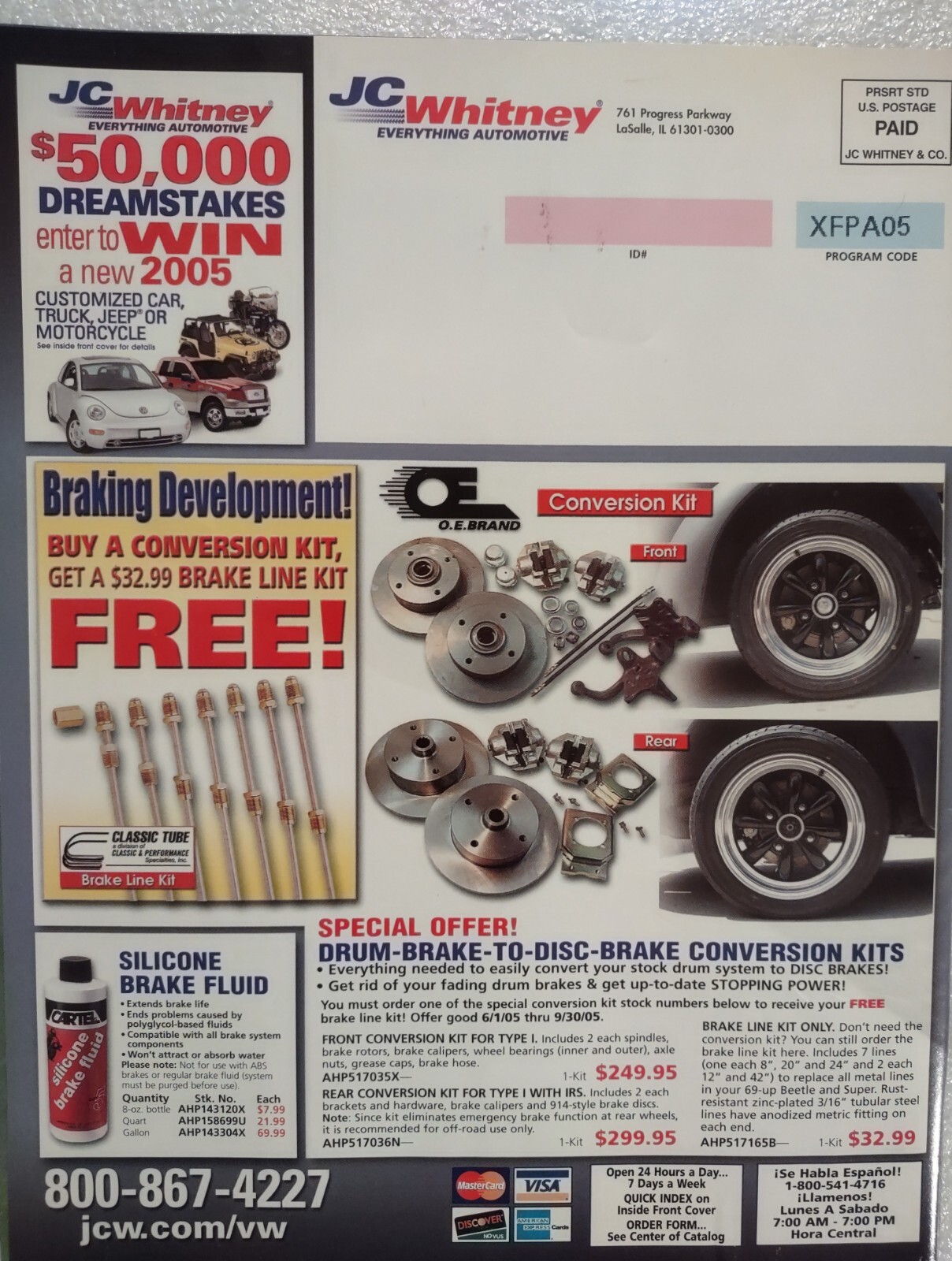 J.C. Whitney Accessories & Parts Catalog For Classic Volkswagen #91J-06 ...