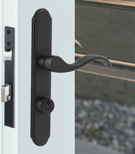 Matte Black Storm Door Handle Set for Larson/Wright, 2-1/2" PZ, Non ...