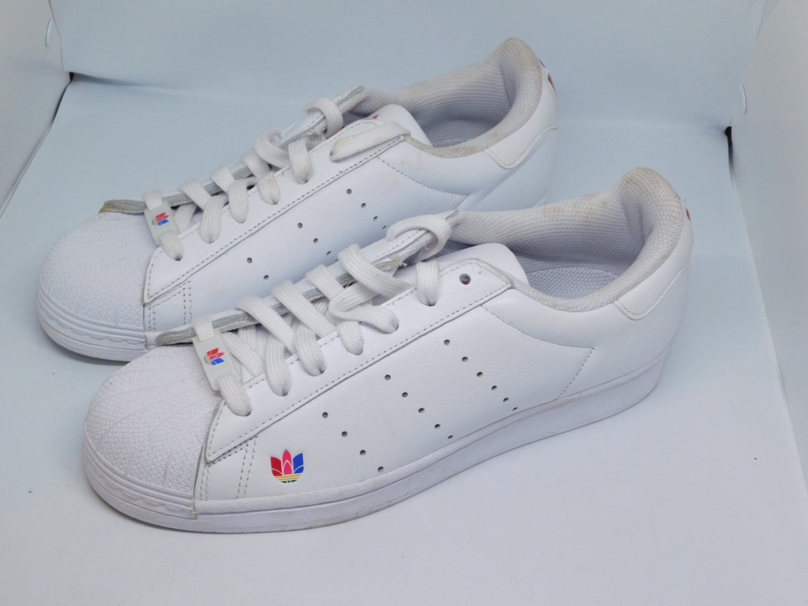 ADIDAS SHOES SHELL HEADS 3 COLOR DIE STRIPES SIZE 7 US MEN'S | eBay