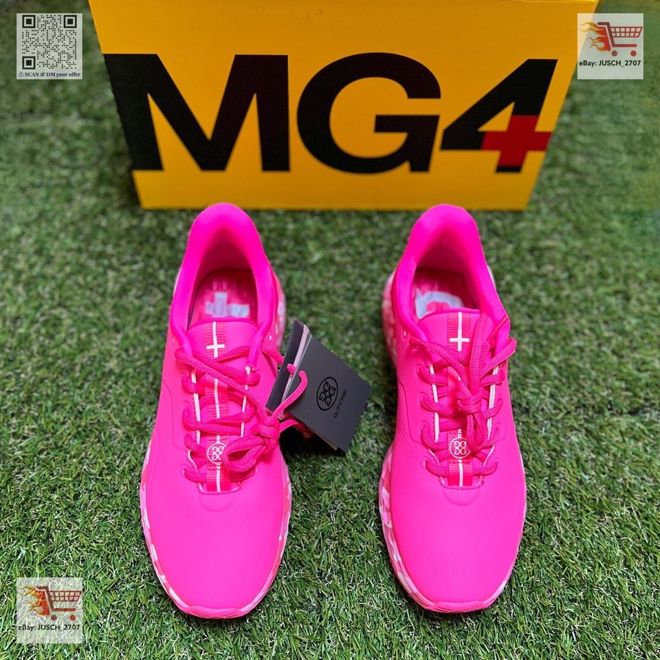 G/FORE GFORE MG4+ Limited Solid Golf Shoe Sneaker ⛳️ LADIES 8 ⛳️ Pink ...