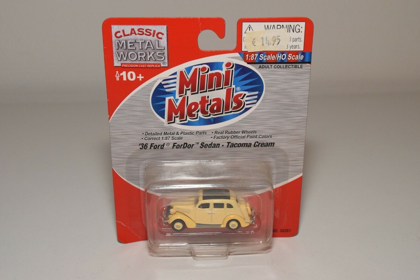 WW 1:87 CLASSIC METAL WORKS MINI METALS '36 FORD FORDOR SEDAN TACOMA ...