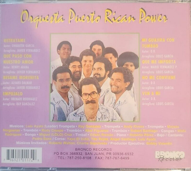 PUERTO RICAN POWER - Orquesta Puerto Rican Power CD SALSA | eBay