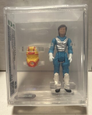 M.A.S.K. 1988 MASK Kenner GLORIA BAKER Stiletto CAS GRADED 85+ not afa ...