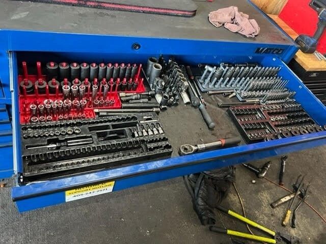 2020 Blue Matco 4S Triple Bay Tool Box with Power Drawer | eBay