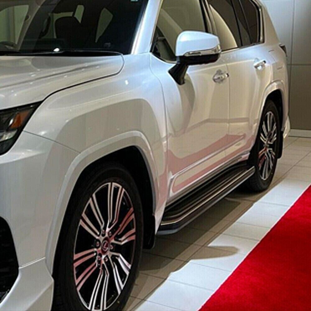 Fits For Lexus LX600 2022 2023 Side Steps Running Board Nerf Bar Foot ...